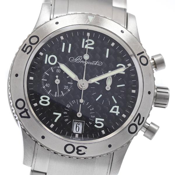 ■商品情報ブランド：　ブレゲ/Breguetモデル名：　トランスアトランティック タイプ XX対象：　メンズ素材：　チタン × チタン文字盤色：　ブラックムーブメント：自動巻きRef.No：　3820TI/K2/TW9シリアル：404**機...