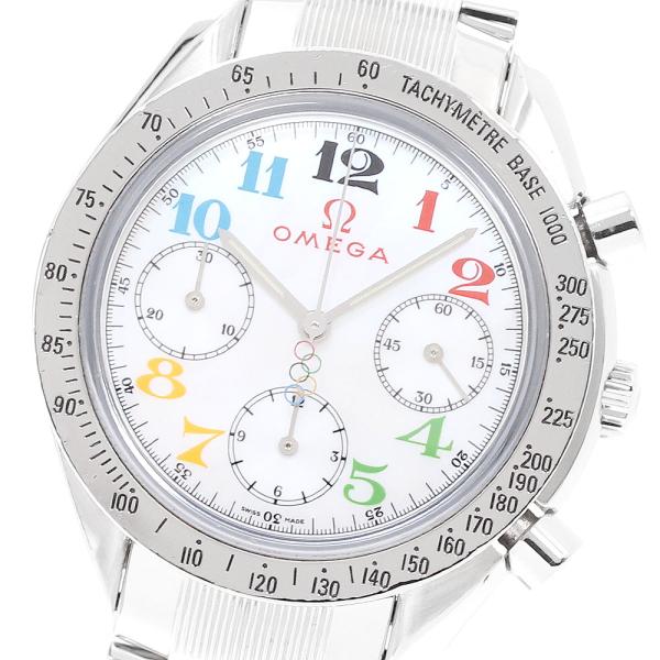 ■商品情報ブランド：　オメガ/OMEGAモデル名：　スピードマスター オリンピック タイムレース コレクション対象：　メンズ素材：　SS × SS文字盤色：　ホワイトシェルムーブメント：自動巻きRef.No：　3836.70.36シリアル：...