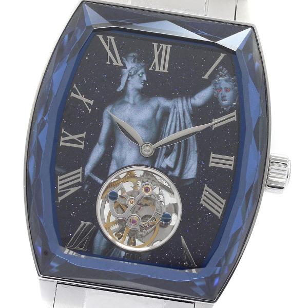 ■商品情報ブランド：　深見東州/Toshyu　Fukamiモデル名：　ペルセウス対象：　メンズ素材：　SS × SS文字盤色：　ネイビームーブメント：手巻きシリアル：1**機能・特徴：スモールセコンド 付属品：外箱、内箱、保証書（カード）、...