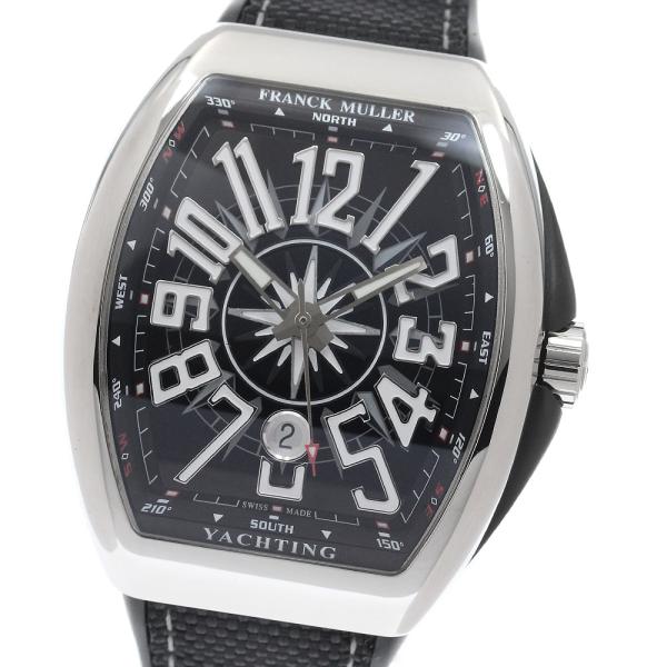 ■商品情報ブランド：　フランクミュラー/FRANCK MULLERモデル名：　ヴァンガード ヨッティング対象：　メンズ素材：　SS × ラバー/ナイロン文字盤色：　ブラックムーブメント：自動巻きRef.No：　V45SCDTシリアル：5**...