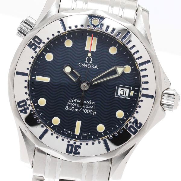 ■商品情報ブランド：　オメガ/OMEGAモデル名：　シーマスター300対象：　ボーイズ素材：　SS × SS文字盤色：　ネイビームーブメント：クォーツRef.No：　2562.80シリアル：54292***機能・特徴：デイト 付属品：なし(...