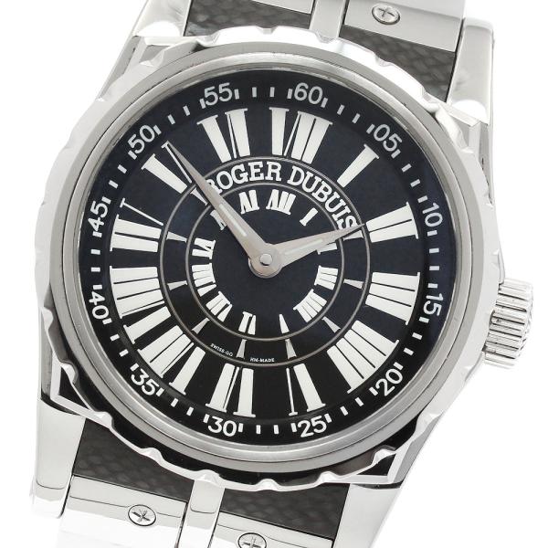 ■商品情報ブランド：　ロジェ・デュブイ/ROGER DUBUISモデル名：　シンパシー スポーツルック対象：　メンズ素材：　SS × SS文字盤色：　ブラックムーブメント：自動巻きRef.No：　SYM43 14 9シリアル：1**/888...