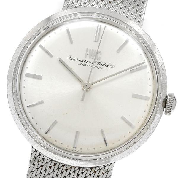 ■商品情報ブランド：　IWC/IWC SCHAFFHAUSEN対象：　メンズ素材：　SS × SS文字盤色：　シルバームーブメント：手巻き付属品：なし(本体のみ)ケースサイズ(ｗ)：約 34mmベルトサイズ：約 20.5cm※ベルトサイズと...