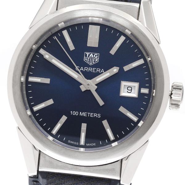■商品情報ブランド：　タグホイヤー/TAG HEUERモデル名：　カレラ レディ対象：　レディース素材：　SS × ラバー文字盤色：　ブルームーブメント：クォーツRef.No：　WBG1310シリアル：WPS2***機能・特徴：デイト 付属...