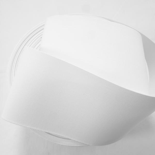 ゴム白黒、5ミリ・10ミリ・15ミリ・18ミリ・20ミリ・25ミリ・30ミリ・40ミリ・50ミリ・60ミリ・70ミリ・80ミリ・100ミリ編み上がったばかりの業務用・国産平ゴムを小分けしてお届けします。汎用性高いしっかり上質ゴム、ウエストゴ...