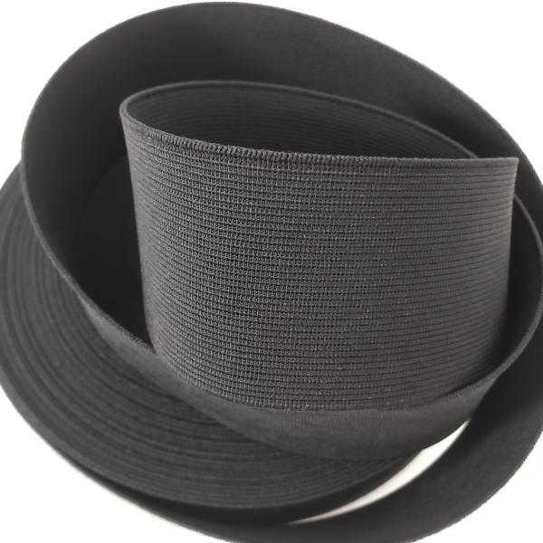 平ゴム白黒、5ミリ・10ミリ・15ミリ・18ミリ・20ミリ・25ミリ・30ミリ・40ミリ・50ミリ・60ミリ・75ミリ・100ミリ編み上がったばかりの業務用・国産平ゴムを小分けしてお届けします。汎用性高いしっかり上質ゴム、ウエストゴム・イン...