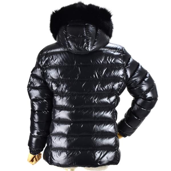 モンクレール MONCLER 46314.25 C0061 999 BADYFUR BLACK バディー ダウンジャケット ナイロン ファーフード ブラック 黒 レディース :ml ...