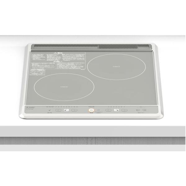 IHクッキングヒーター 三菱 ビルトイン型2口 CS G217BS CSG217BS