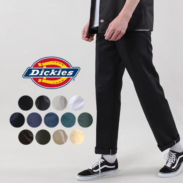 【検索ワード】ディッキーズ ワークパンツ チノパン Dickies Original Work Pants 874 Black Charcoal Dark Brown Navy Desert Khaki Lincoln Green Oliv...