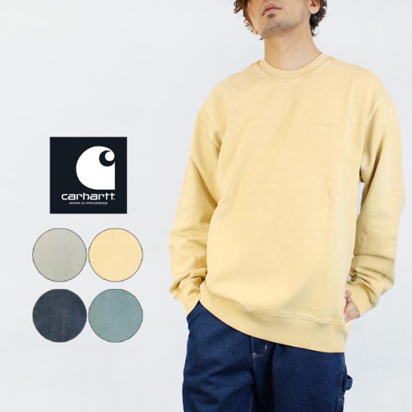 【検索ワード】カーハート ダブリューアイピー トレーナー スウェット CARHARTT WIP work in progress ASHFIELD SWEATSHIRT I029526 Dusty Brown Hammer Black Sl...