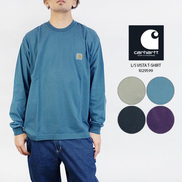 【検索ワード】カーハート ダブリューアイピー Tシャツ ロンT CARHARTT WIP work in progress L/S VISTA T-SHIRT I029599 Dark Iris Eucalyptus Indican Soo...