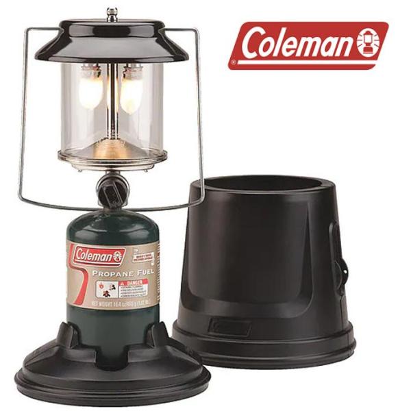 【検索ワード】コールマン ガスランタン カバー付き COLEMAN LANTERN PROPANE 2 MANTLE QUICKPACK 2000003051 キャンプ アウトドア 照明 明るい 高照度 調光 メインライト グルキャン ファ...