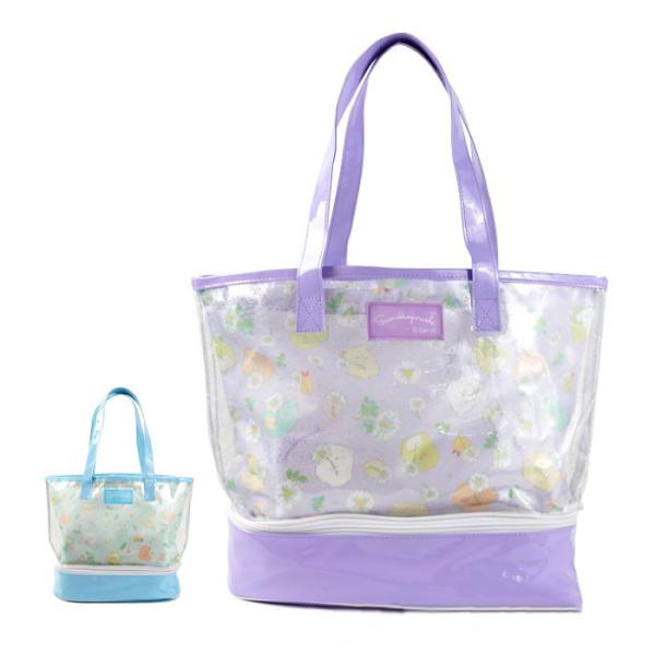 【検索ワード】すみっコぐらし PVCトートバッグ プールバッグ 内袋付き Blue・Purple W40xH30xD17cm 223852 こども 水泳授業 スクール プール 海水浴 キッズ 子供 女の子 男の子 女子 男子 保育園 幼稚園...