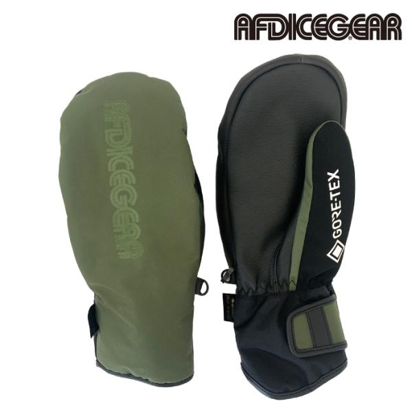 【検索ワード】[日本正規品]スノーボード 手袋 エーエフディ グローブ 2024 AFDICEGEAR MITT GLOVE Olive 23-24 スノーボード ミット ミトン 爆買