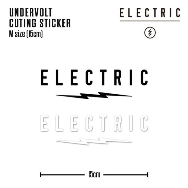 エレクトリック ステッカー ELECTRIC UNDERVOLT CUTING STICKER Mサイズ アンダーボルト カッティング ステッカー シール 釣り スノーボード 2024 日本正規品 爆買