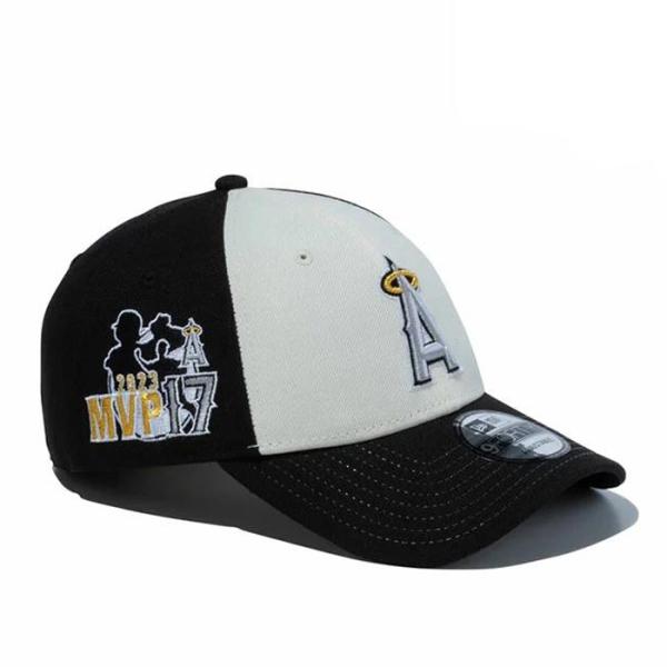 ニューエラ NEW ERA 9FORTY Shohei Ohtani American League MVP &amp; Home Runs Leaders ロサンゼルス・エンゼルス ブラック / クロームホワイト 56.8-60.6cm ...