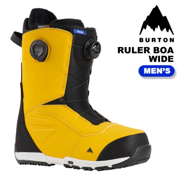 スノーボード ブーツ バートン BURTON RULER BOA WIDE Goldenrod ルーラー ボア ワイド ゴールデンロッド メンズ 24-25 日本正規品 爆買