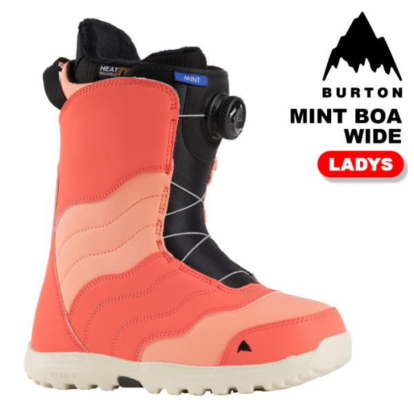 スノーボード ブーツ バートン BURTON MINT BOA WIDE Peach Echo ミント ボア ワイド ピーチ エコー レディース 24-25 日本正規品 爆買