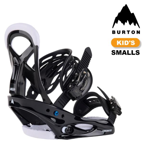 日本正規品 スノーボード ビンディング バートン BURTON KIDS' SMALLS Black スモールズ バインディング キッズ ユース こども 25-26 爆買
