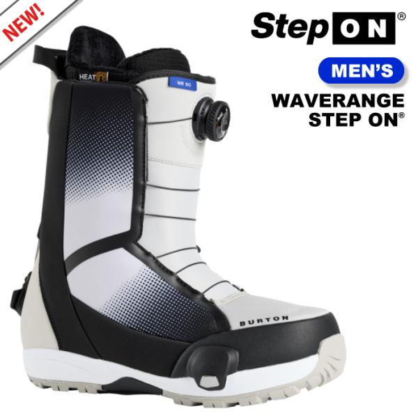 爆買 日本正規品 スノーボード ブーツ バートン BURTON MEN'S WAVERANGE STEP ON Gray Cloud ウェーブレンジ ステップオン メンズ 25-26