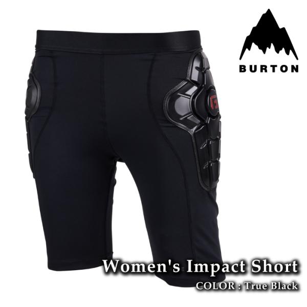 日本正規品 スノーボード プロテクター バートン BURTON W IMPACT SHORT True Black インパクト ショーツ レディース 25-26 爆買