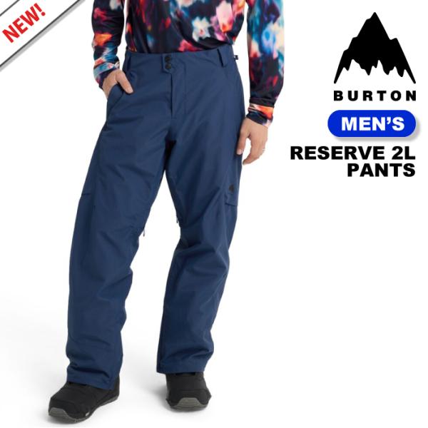 日本正規品 スノーボード ウェア パンツ バートン BURTON MEN'S RESERVE 2L PANTS Night Fall メンズ 25-26 爆買