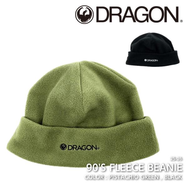 日本正規品 スノーボード スキー 帽子 ドラゴン DRAGON 90S FLEECE BEANIE フリース ビーニー メンズ レディース 25-26 爆買