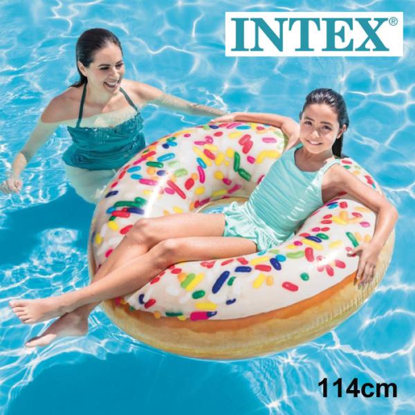 【検索ワード】浮き輪 フロート インテックス INTEX スプリンクルドーナッツチューブ114 U-56263 海 プール 爆買