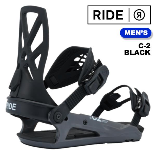 【検索ワード】日本正規品 スノーボード ビンディング ライド RIDE C-2 Black バインディング メンズ 25-26 爆買