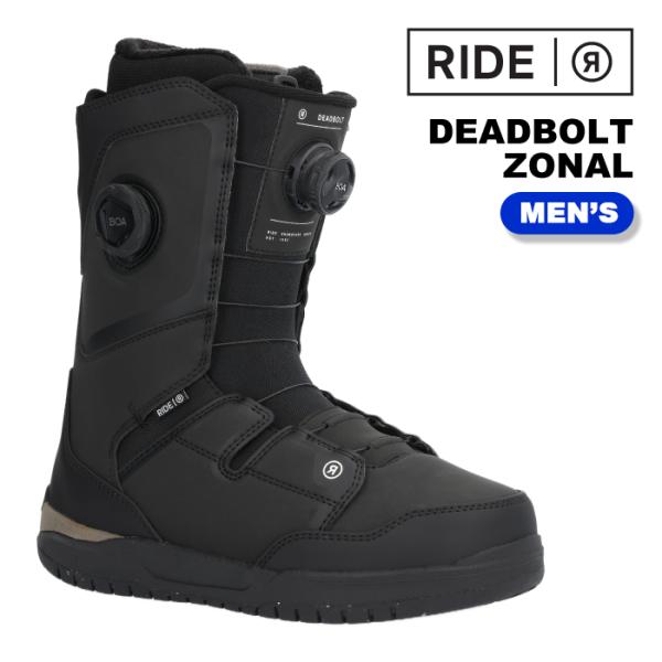 日本正規品 スノーボード ブーツ ライド RIDE DEADBOLT ZONAL Black デッドボルト メンズ 25-26 爆買