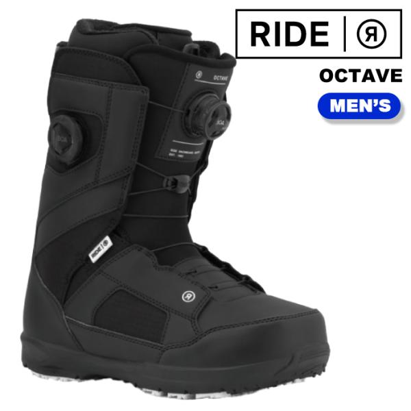 日本正規品 スノーボード ブーツ ライド RIDE OCTAVE Black オクターブ メンズ 25-26 爆買