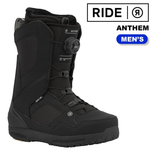 日本正規品 スノーボード ブーツ ライド RIDE ANTHEM Black アンセム メンズ 25-26 爆買