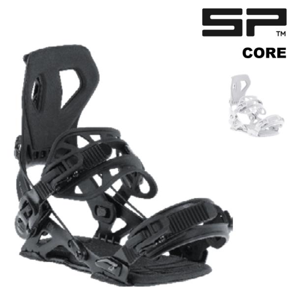 【検索ワード】日本正規品 スノーボード ビンディング エスピー SP CORE Black / Silver コア メンズ レディース 26-27 爆買