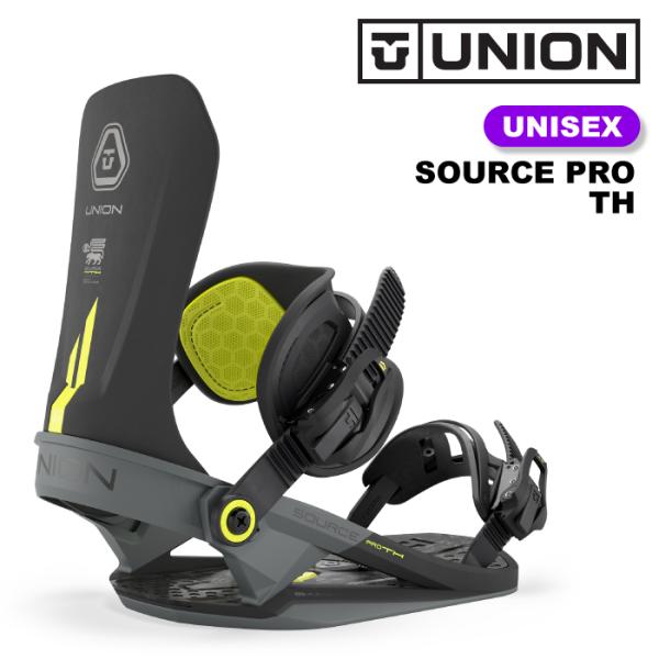 日本正規品 スノーボード ビンディング ユニオン UNION SOURCE PRO TH Black ソース プロ バインディング メンズ レディース 26-27