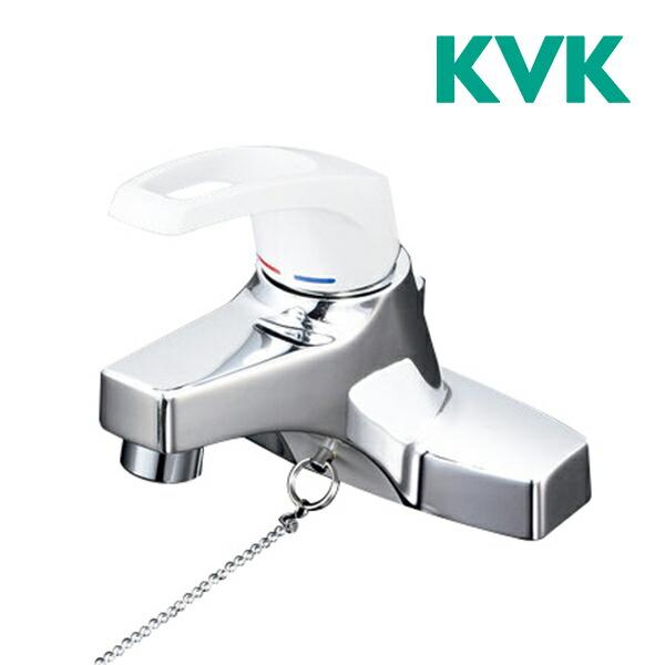 価格.com - KVK 洗面用シングルレバー式混合栓 ポップアップ式 KM7014T2HP (水栓金具) 価格比較