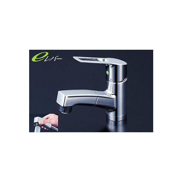 価格.com - KVK 洗面用シングルレバー式シャワー付混合栓(eレバー) KM8001TFEC (水栓金具) 価格比較