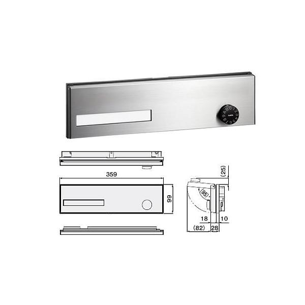 NASTA ナスタ SPK-5-T タテ型 ダイヤル錠 戸建 集合ポスト メンテナンス交換用 【97%OFF!】