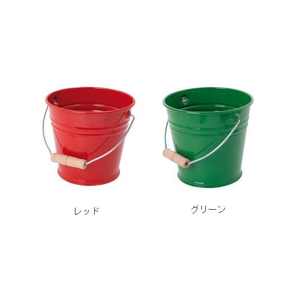 バケツ ミニ スモール 子供用 キッズ 赤 緑 生活雑貨 掃除 ガーデニング 砂場 砂あそび 公園
