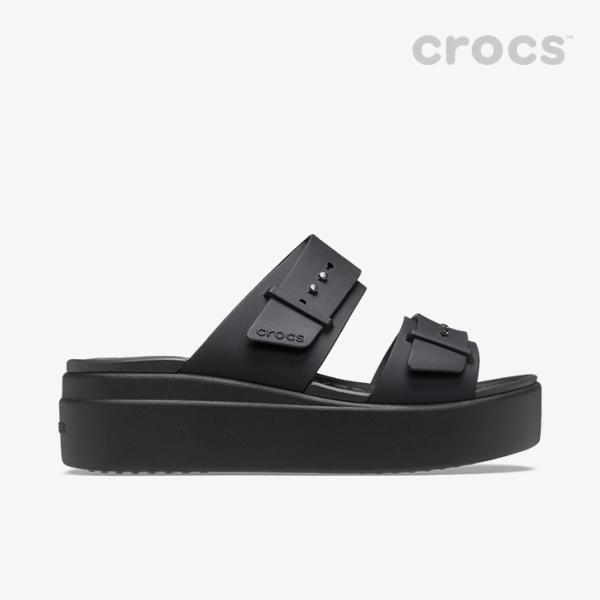 カジュアルスタイル、快適な履き心地、あらゆるコーディネートに合わせやすいデザインが1つになったクロックスブルックリン・調節可能なポイントが2つ付いた、スタイリッシュなツーストラップシルエット・驚くほど快適な履き心地を実現する、ライトライドフ...