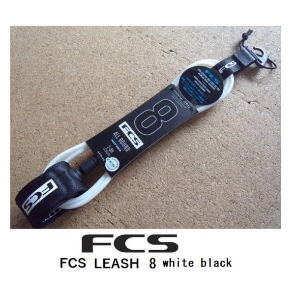 メーカー FCS発売日 2026年定価 \5720カラー white・black サイズ　　8’0　長さ（約242cm）太さ(7mm)、足首用商品紹介 送料無料（一部除く）の FCS ALL ROUND Leash 8ft　white・bl...