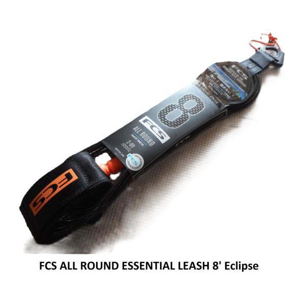 メーカー FCS発売日 2025年定価 \5720カラー Eclipse（新色）サイズ　　8’0　長さ（約242cm）太さ(7mm)、足首用商品紹介 送料無料（一部除く）の2022 FCS ALL ROUND Leash 8ft　Eclip...