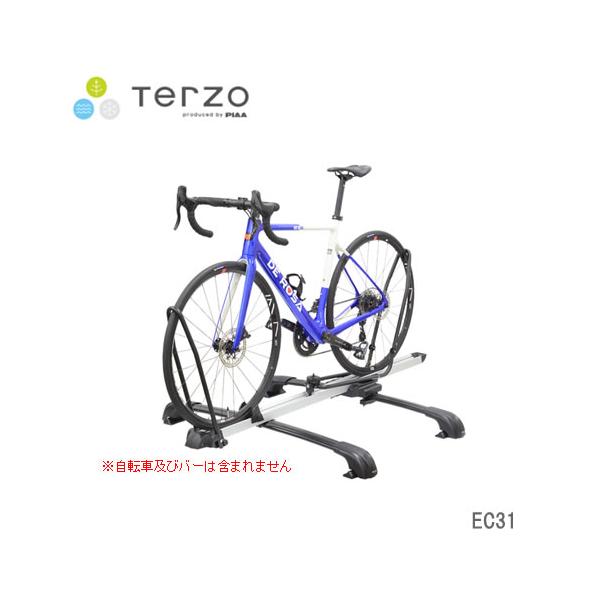 TERZO ルーフサイクルキャリア タイヤホールドタイプ 【イージーロック】EC31