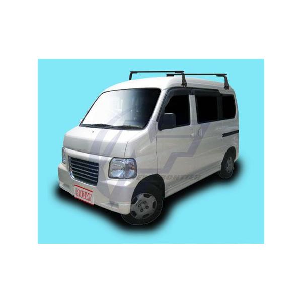 横山製作所 ROCKY ロッキー ルーフキャリア 長尺物・回転灯用 スチール＋ペイント * ホンダ バモスホビオ ワゴン HM・HJ系 平成15年4月〜※注意あり 【SGR-10】