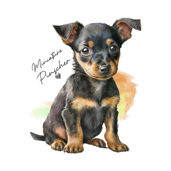 #Miniature_Pinscher #MiniaturePinscher #ミニチュア・ピンシャー#はがき#postcard#アート#アートカード#ポストカード#ポスター#Poster#海外#インテリア#絵#水彩#イラスト#犬#ドッグ#...