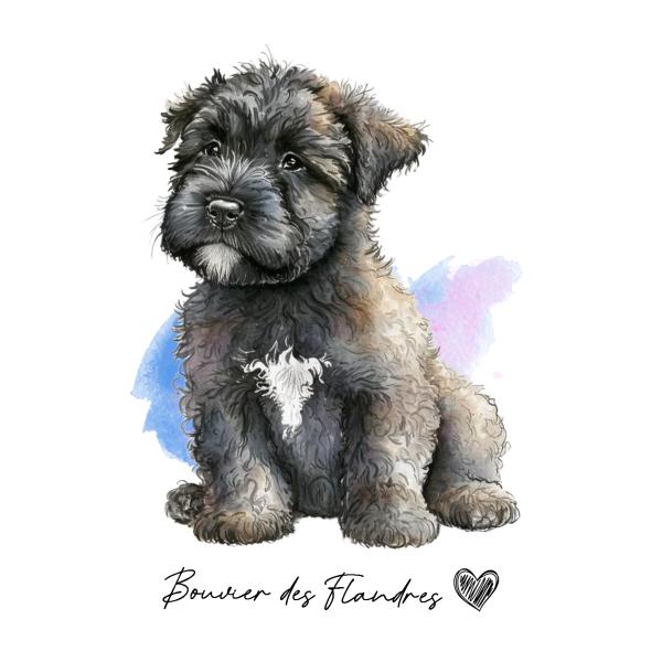 #Bouvier_des_Flandres#BouvierdesFlandres#ブービエ・デ・フランダース#はがき#postcard#アート#アートカード#ポストカード#ポスター#Poster#海外#インテリア#絵#水彩#イラスト#犬#ド...