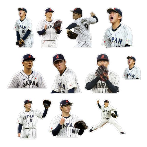 #デカールステッカー#カッティングステッカー#シール#ステッカー#sticker#ウォータープルーフ#撥水#小物#山本由伸  #山本?由伸  #やまもとよしのぶ  #18#大谷翔平  #大谷_翔平  #おおたにしょうへい  #17  #二刀...