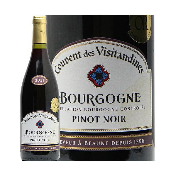 現在のヴィンテージは2021年です。産地 : フランス ＞ ブルゴーニュ生産者 : クーヴァン・デ・ヴィジタンディーヌ品種 : ピノ・ノワール100%味わい : 辛口ボディ : ミディアムボディ英字 : Bourgogne Pinot No...