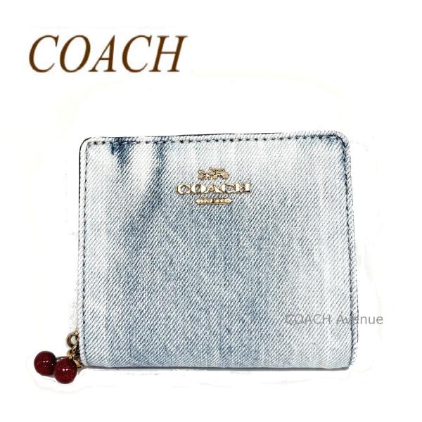 ■商品名：コーチ COACH スナップ ウォレット ラブド デニム チャーム■品番：CEC35■カラー：ライトインディゴ（金具はゴールド）■付属品：値札、ケアカード■新品・未使用・未開封のタグ付き■仕様・カード入れ×３・オープンポケット×２...