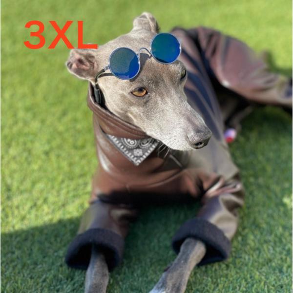 イタリアングレーハウンド イタリアングレーハウンド服 イタグレ服 ベドリントンテリア ベドリントンテリア服 ウィペット ウィペット服 犬服つなぎ レザー ミンク 温かい 革 ロンパース 韓国 春 秋 冬 犬のオールインワン 伸縮性のいい犬服...