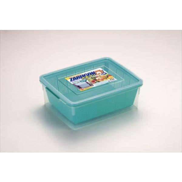 ザルとコンテナがセットになってマルチに使える●業務用冷蔵庫ザルコン 角 グリーン●プラスチック容器と角型ザルのセット。●お米・麺類・野菜などを大量に洗いたいときに便利。●ザルを外せば大型容器としても使える。●積み重ね使用可能。商品詳細カラー...